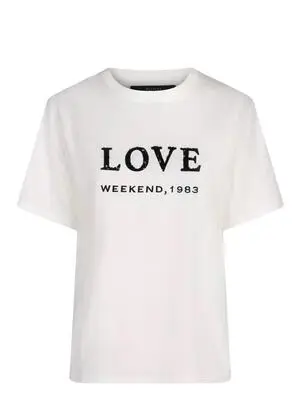 Max Mara Cotton T-shirt - White