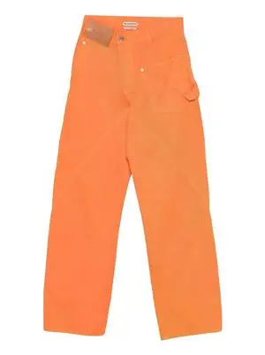 JW Anderson Patch Pocket Straight Leg Jeans - Orange