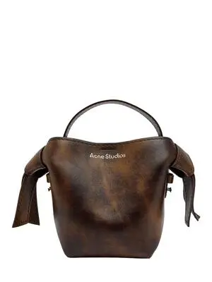 Acne Studios Musubi Mini Leather Shoulder Bag - Brown