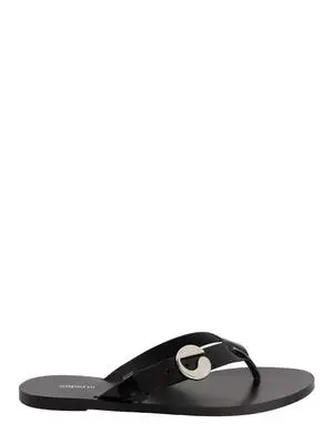 Coperni Logo Strap Sandals - Black