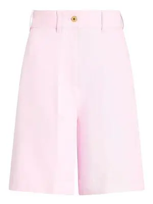 PATOU Button-Fastening Wide-Leg Shorts