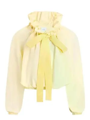 Patou Tie-neck Top - Yellow