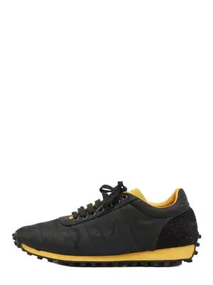 Burberry Panelled Low-top Sneakers - Black