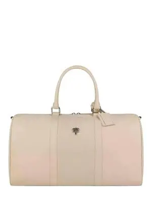 PLACE OF ËLMS Arbor Grained Holdall Bag - Neutrals