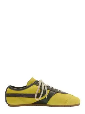 Dries Van Noten Suede Lace-up Sneakers - Yellow