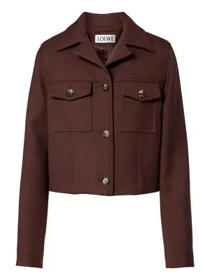 Loewe Wool Jacket - Brown