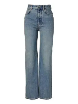 Loewe High-rise Wide-leg Jeans - Blue