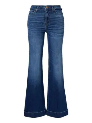 7 For All Mankind Modern Dojo Flared Jeans - Blue