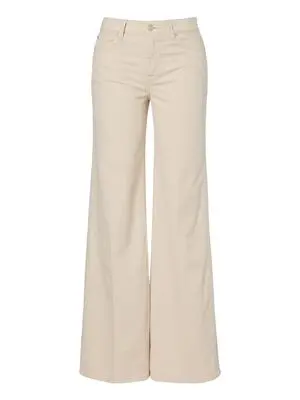 7 For All Mankind Lotta Wide-leg Jeans - Beige