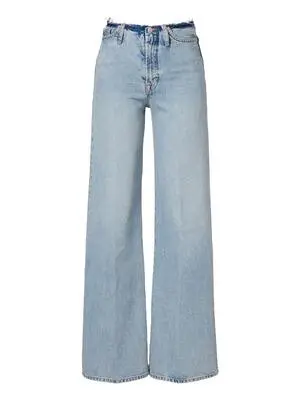 7 For All Mankind Lotta Wide-leg Jeans - Blue