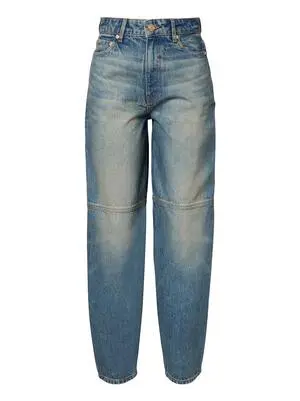 GANNI Stary Barrel-leg Jeans - Blue
