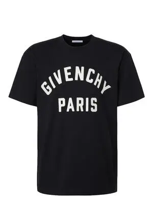 Givenchy Logo Cotton Jersey T-shirt - Black