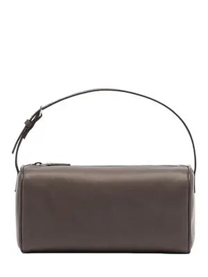 THE ROW 90s Leather Shoulder Bag - Brown