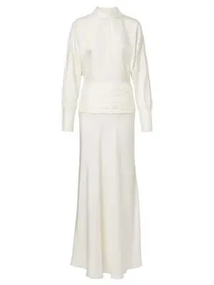 RÓHE Silk Gown - White