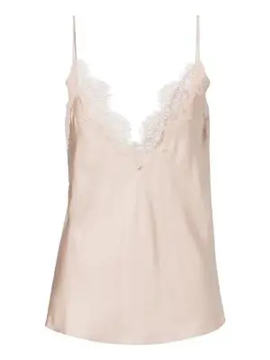 RÓHE Róhe Lace-Trimmed Silk Camisole