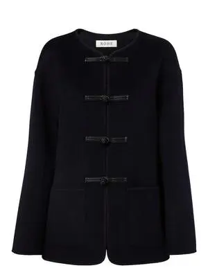 RÓHE Wool And Cashmere Jacket - Blue