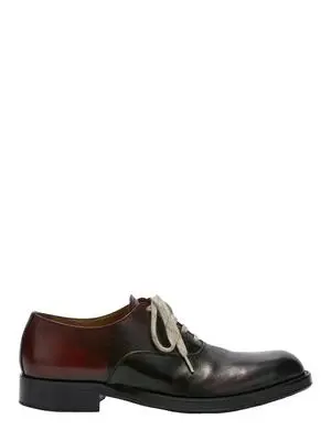 Dries Van Noten Leather Oxford Shoes - Brown