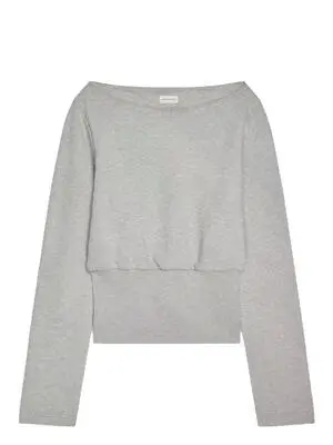 Dries Van Noten Boat-neck Sweater - Grey