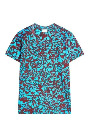 Dries Van Noten Cotton T-shirt - Blue