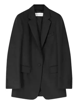 DRIES VAN NOTEN Loose-Fit Herringbone Wool Blazer