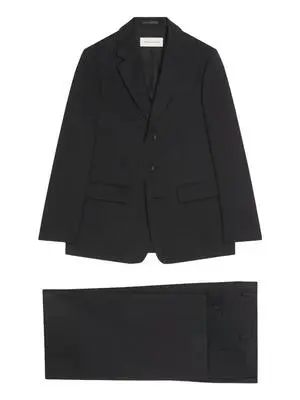 Dries Van Noten Flap-pocket Single Breasted Suit - Black