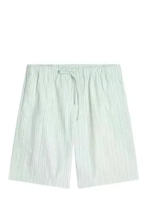 Dries Van Noten Striped Drawstring Shorts - Green