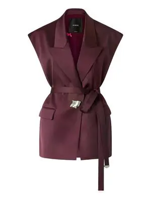 Pinko Belted Jacket - Purple