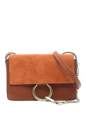 Chloé 2000s Faye Suede-flap Leather Shoulder Bag - Brown