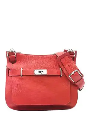 Hermès 2013 31 Jypsiere Leather Shoulder Bag - Red