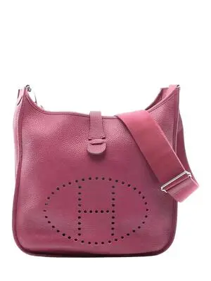 Hermès 2011 Gm Evelyn 3 Cut-out Leather Shoulder Bag - Pink