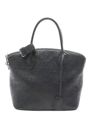 LOUIS VUITTON 2012 Monogram Leather Handbag - Black