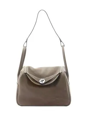 Hermès 2019 26 Lindy Leather Shoulder Bag - Neutrals