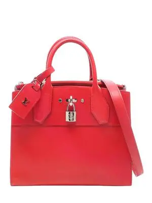 LOUIS VUITTON 2016 City Steamer Pm Tote Bag - Red