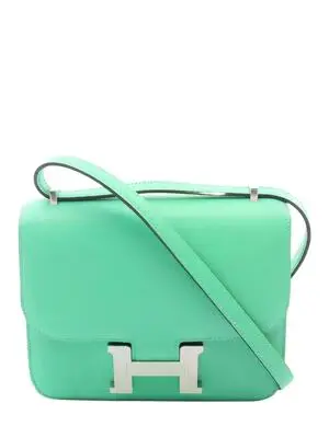 Hermès 2023 Constance 3 Shoulder Bag - Green