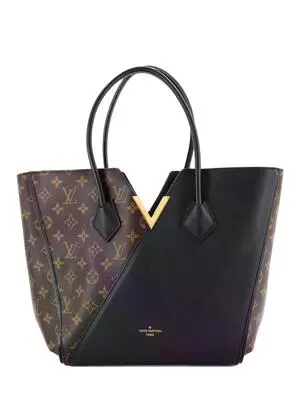 LOUIS VUITTON Kimono Handbag Monogram Canvas And Leather Mm - Black