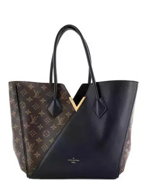 LOUIS VUITTON Kimono Handbag Monogram Canvas And Leather Mm - Black