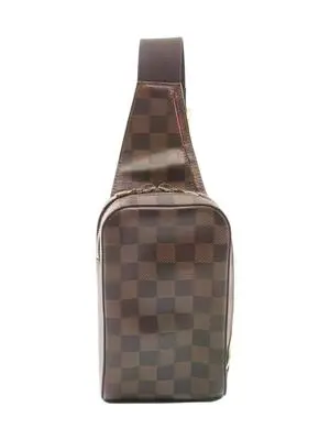 LOUIS VUITTON 2005 Geronimos Damier Body Bag - Brown