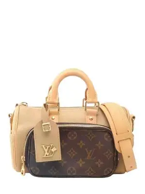 LOUIS VUITTON 2010s 25 Keepall Bandouliere Monogram Tote Bag - Neutrals