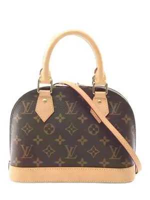 LOUIS VUITTON 2021 Monogram Top-handle Handbag - Brown
