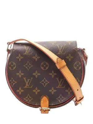 LOUIS VUITTON 2003 Tambourine Monogram Shoulder Bag - Brown