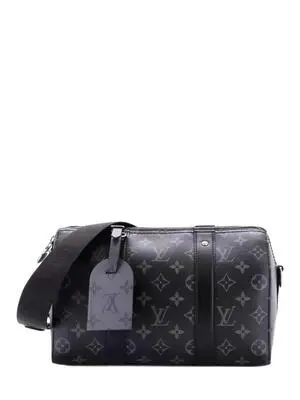 LOUIS VUITTON City Keepall Bag Reverse Monogram Eclipse Canvas - Black