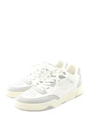 Celine Triomphe Leather Sneakers - White