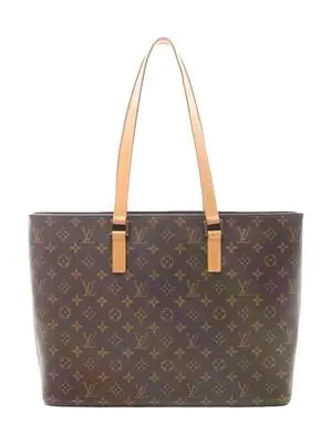 LOUIS VUITTON 2000s Luco Monogram Tote Bag - Brown