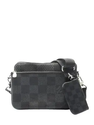 LOUIS VUITTON 2021 Damier Graphite Shoulder Bag - Grey