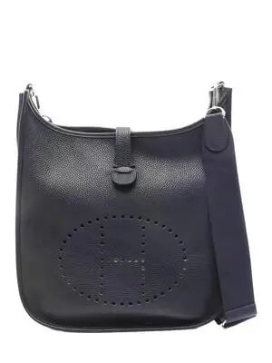 Hermès 2020 Gm Evelyn Iii Troyes Leather Shoulder Bag - Blue