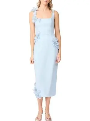 ELLIATT Chantelle Cocktail Sheath Dress - Blue
