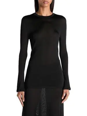TOM FORD Liquid Viscose Long Sleeve Sweater