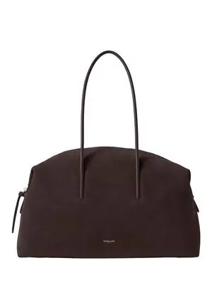 DEMELLIER Stockholm Suede Tote Bag - Brown