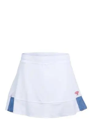 LOVE ALL TENNIS Tracy Gingham Skort Blue
