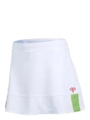 LOVE ALL TENNIS Tracy Gingham Skort - Green